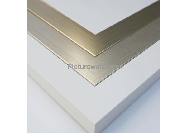 Cluster Gallery Frames, "thin White Frames" photo wall gallery with ...